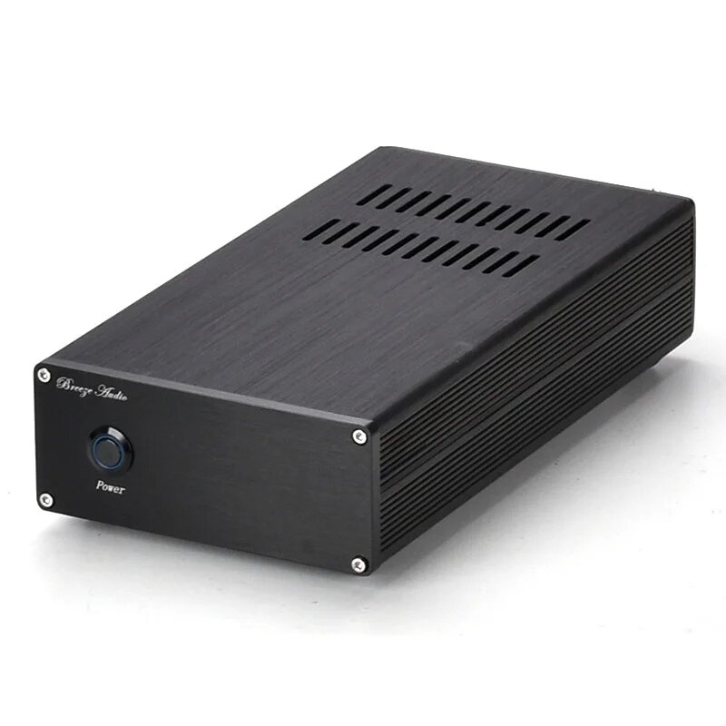 Алюминиевый корпус усилителя мощности lyele 131*55*249 мм Black