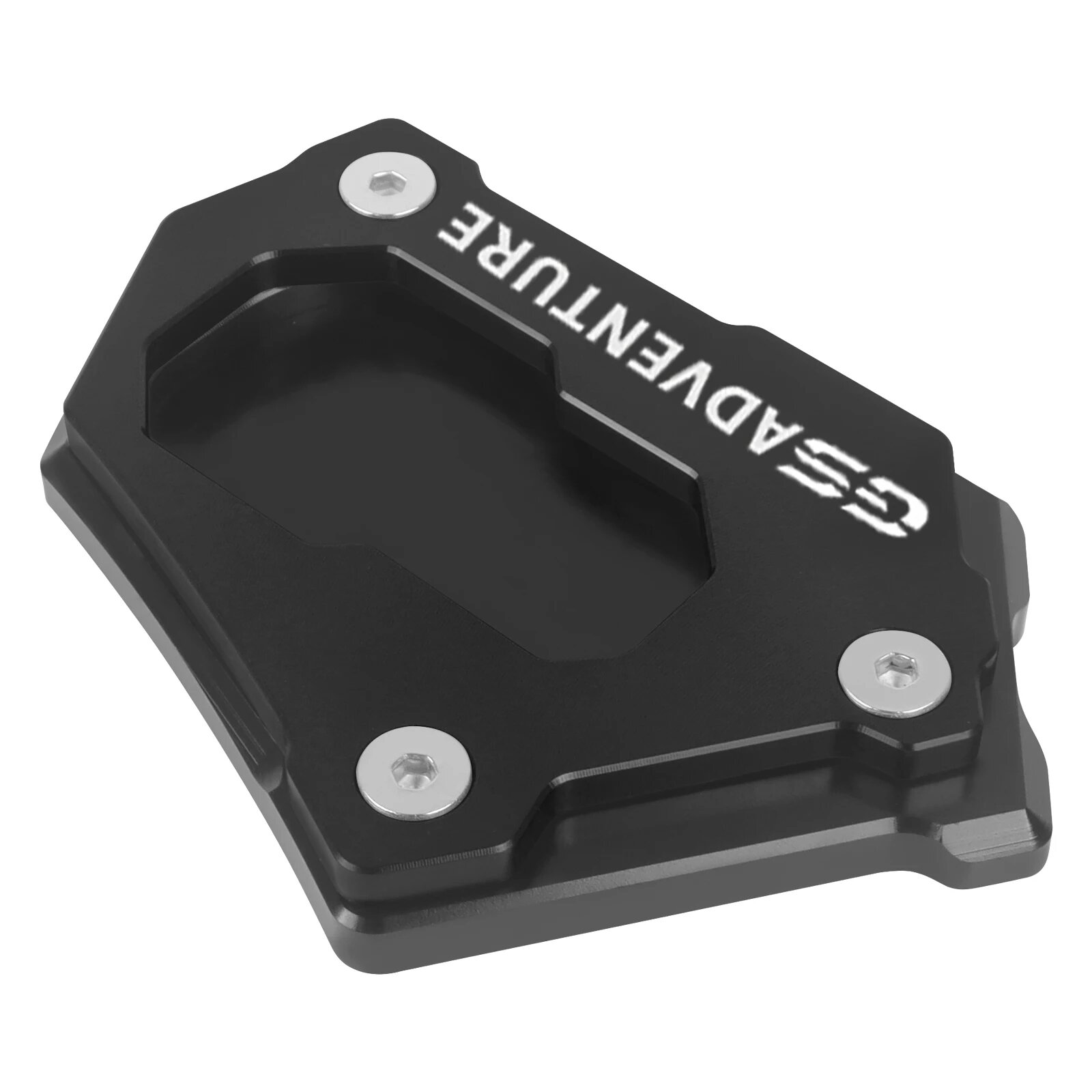 Подставка для мотоцикла, боковая подставка для ног, увеличенная удлинитель Черный, GSADV black