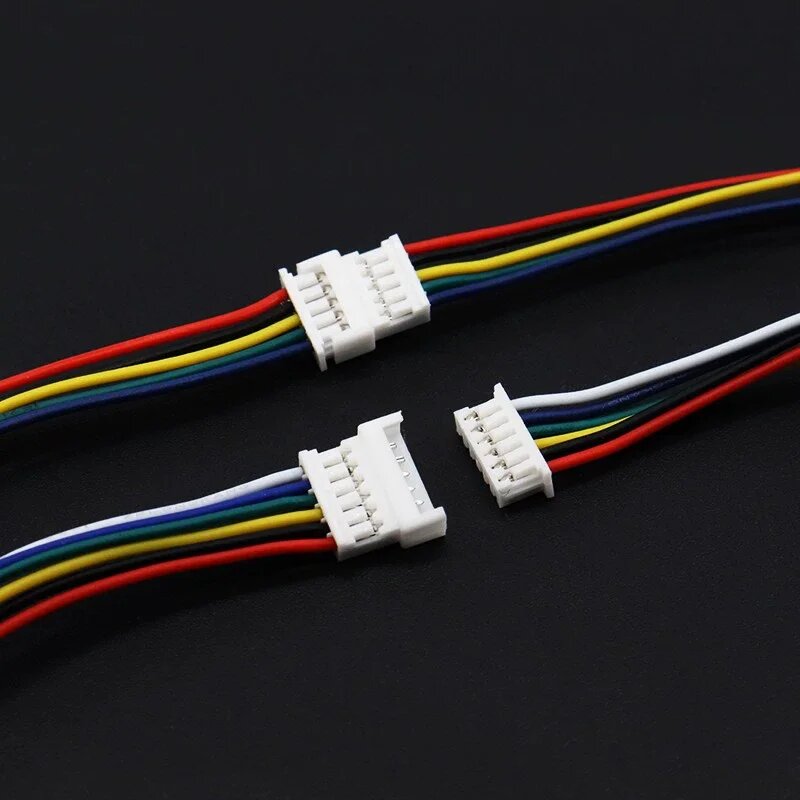 JST 1,25 разъемы и штекеры, 10 шт, 2P-12P, кабель 10-30 см 10Pin, 10CM, M and F (5 Set)