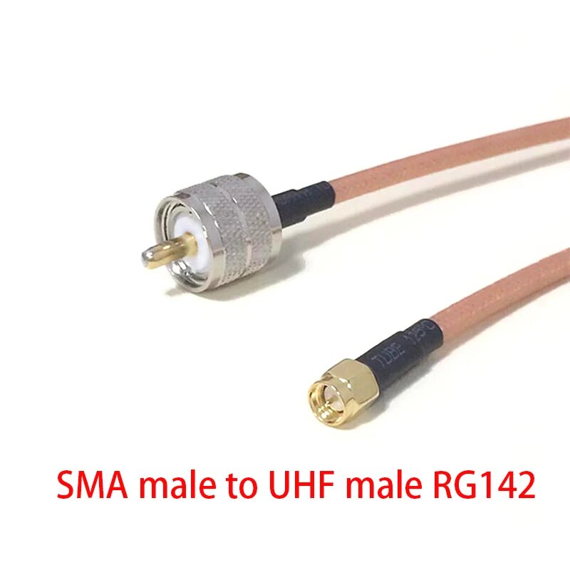 DexMRtiC SMA-UHF jumper cable 50см/100см 100cm, SMAJ-UHFJ