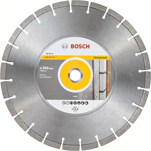 Алмазный диск универсальный BOSCH (350х3.2х25.4), 2608603815