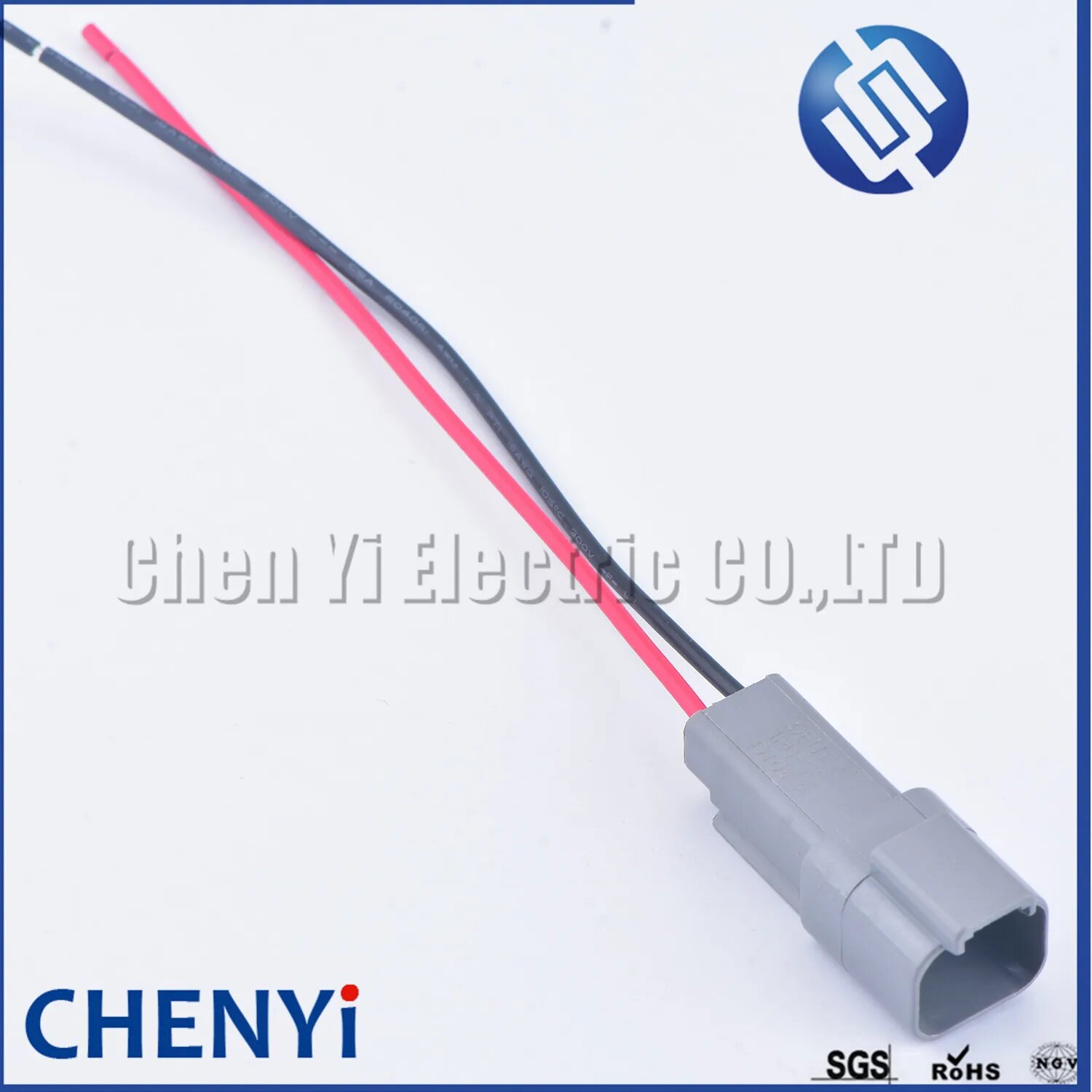 Deutsch DT серии 2-контактный автоматический водонепроницаемый разъем «папа» или «мама» DT06-2S DT04-2P Автомобильный электрический жгут проводов с косичкой