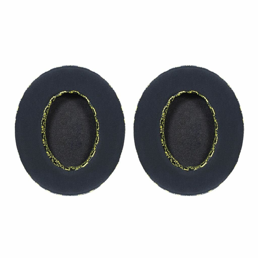 Подходит для чехла для наушников Philips SHP9500 с черно-желтой печатью