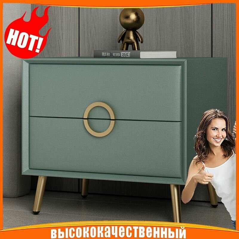 Изголовье с кожаной обивкой