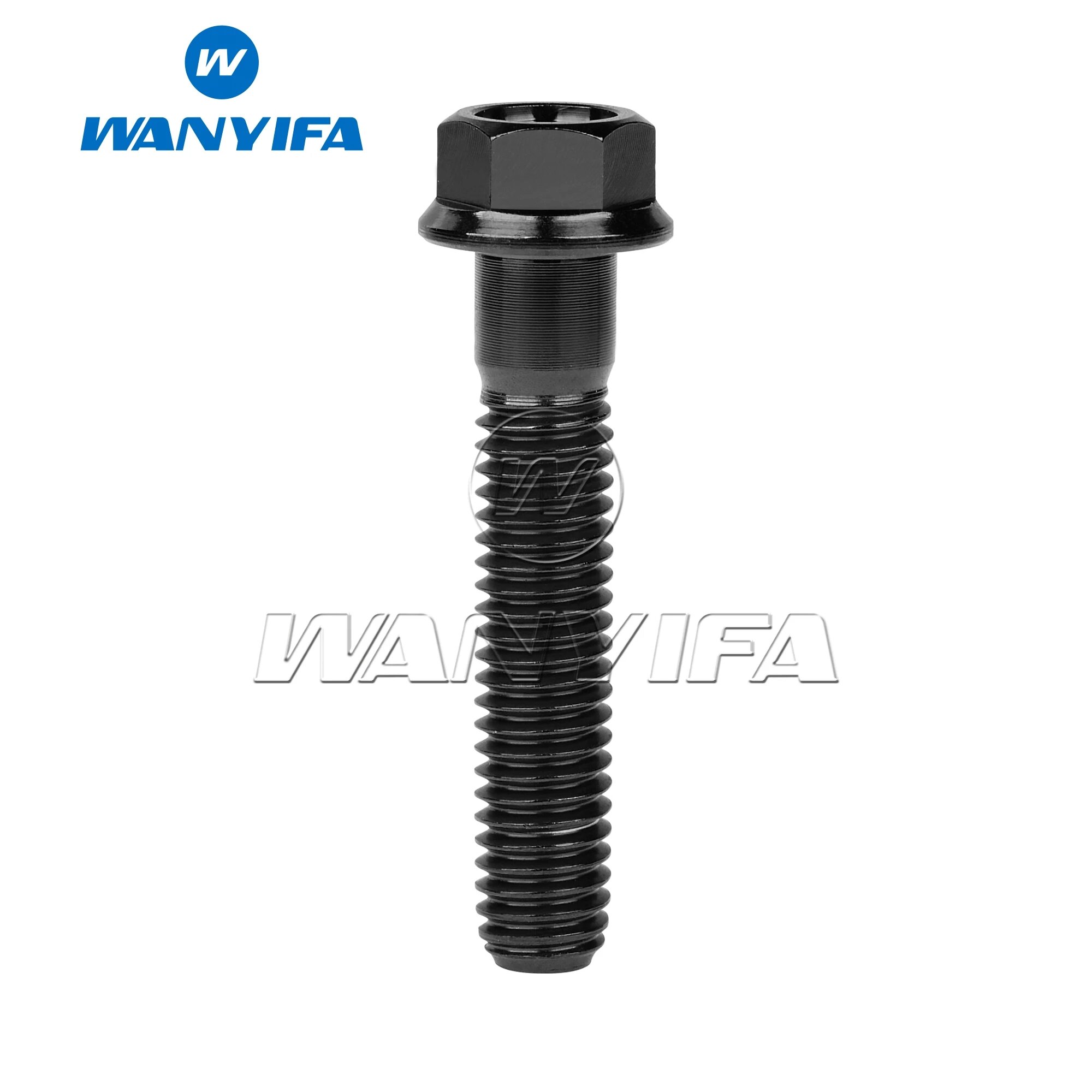 Титановые болты Wanyifa M6x10~100 мм Black, 20mm, 10pcs