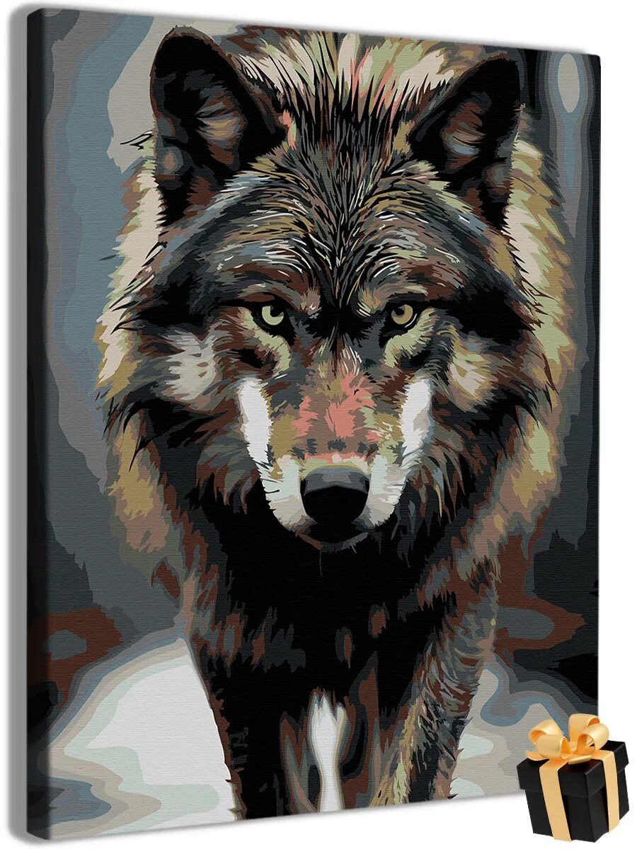 Картины по номерам Волк