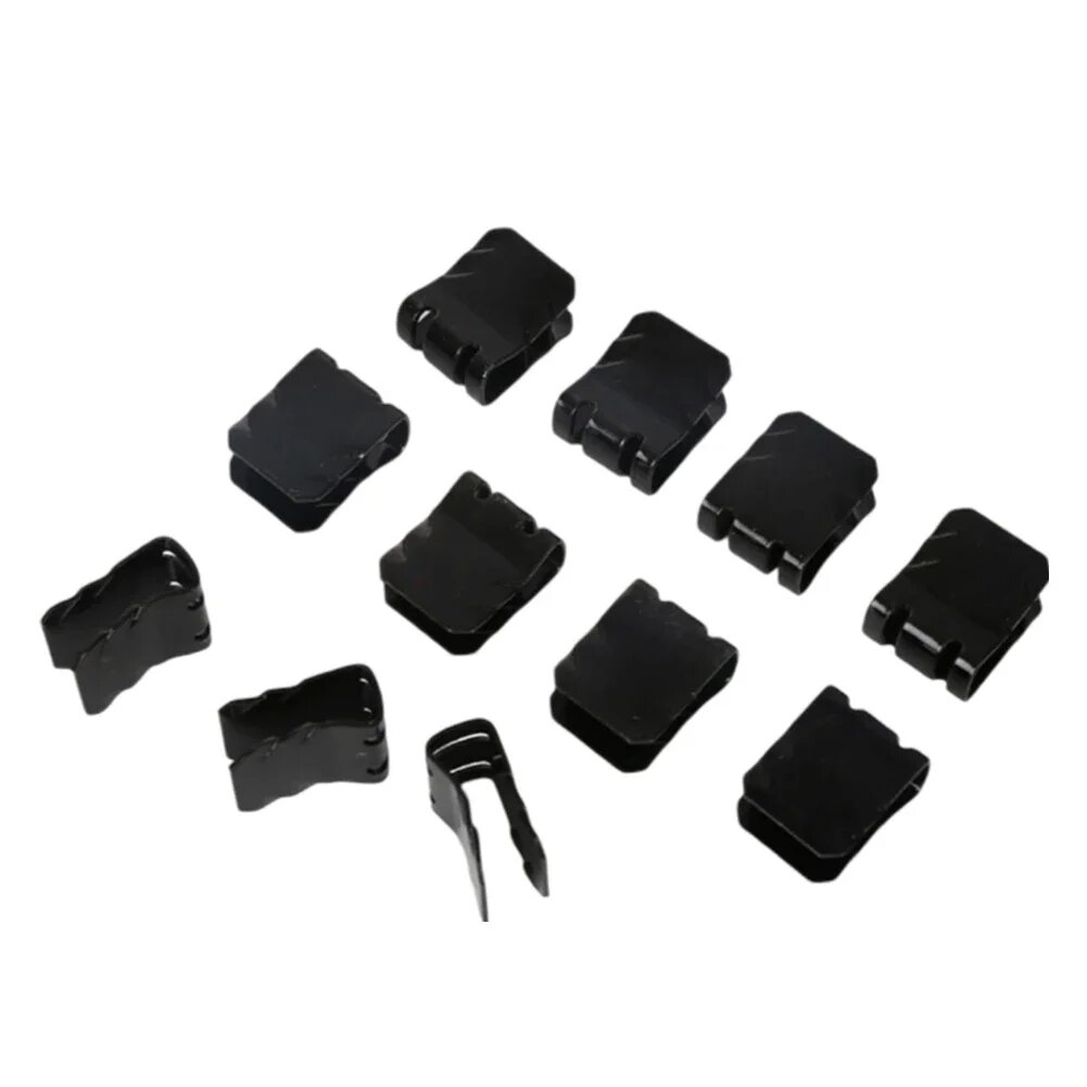 10 шт, крепежные зажимы для брызговика автомобиля, крышка бампера переднего крыла, U-образный зажим для защиты двигателя, пряжка, авто грузовики, крепеж для брызговика
