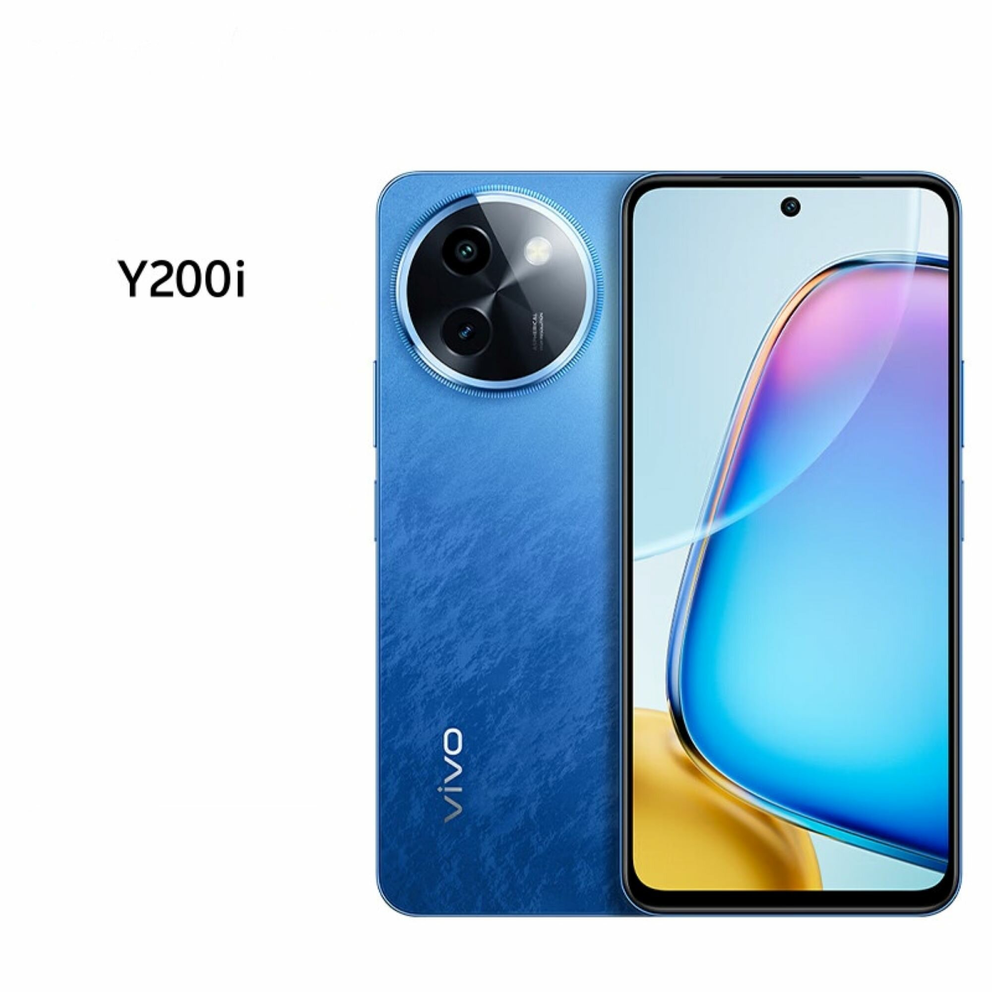 Vivo y200i, 12 ГБ+256 Гб, синий，процессор Snapdragon 4 gen2, 6,72 дюйма, смартфон с поддержкой 5g, 6000 мАч