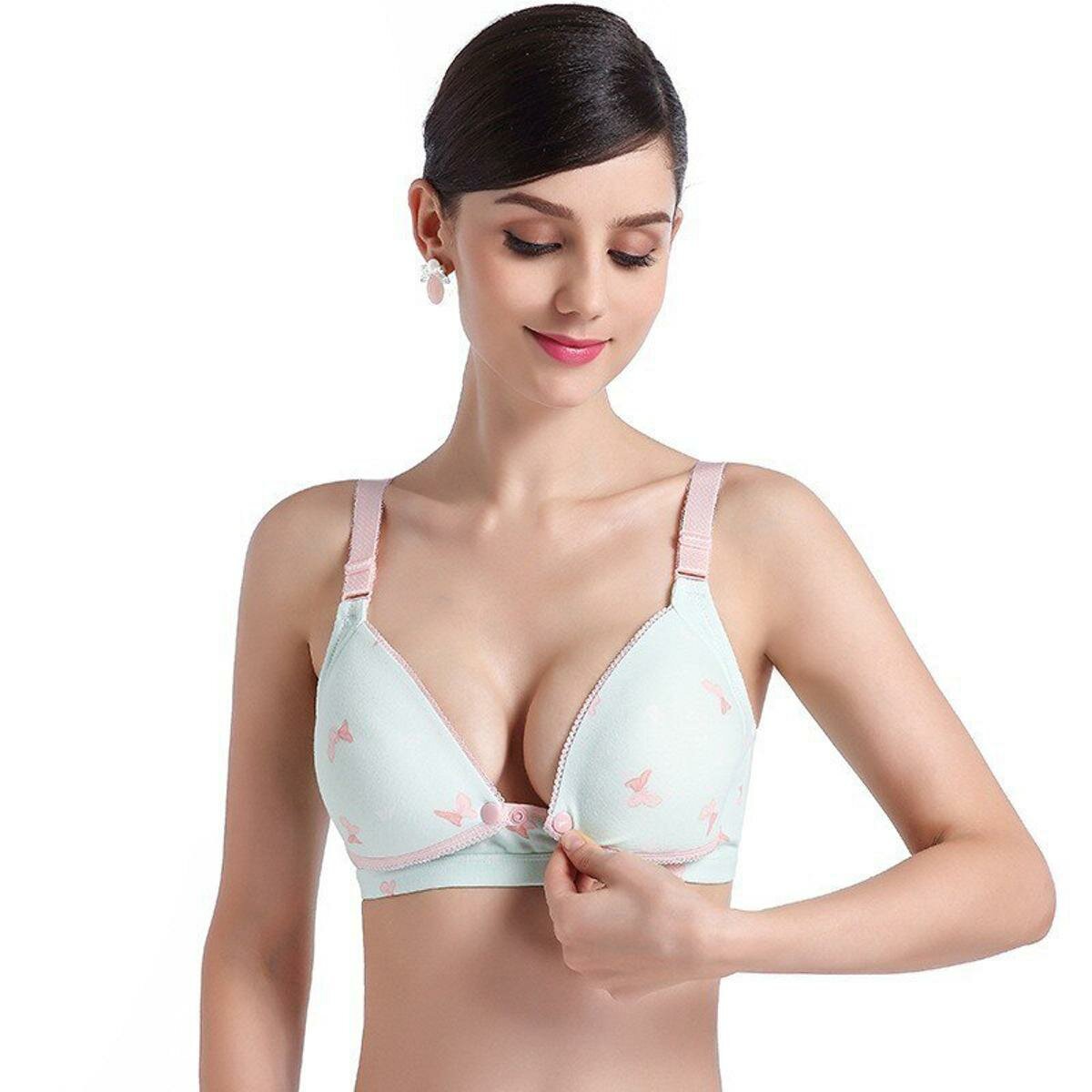 Premama Bras Женский бюстгальтер для кормления, хлопковая чашечка, застежка на пуговицы спереди, чашка 4/3, регулируемый ремешок, бюстгальтер для беременных женщин B/C