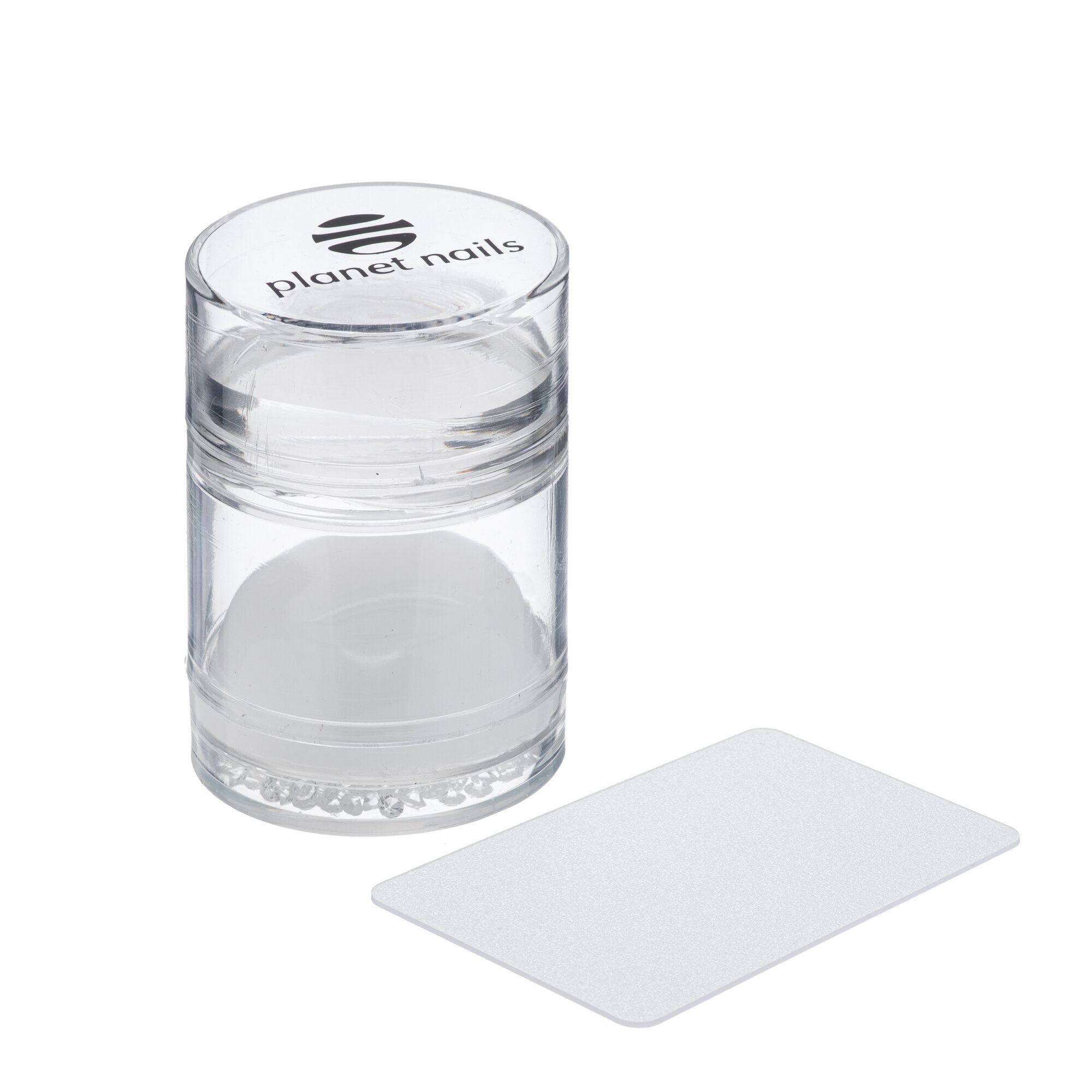 Planet Nails Силиконовый штамп большой двухсторонний для Stamping Nail Art