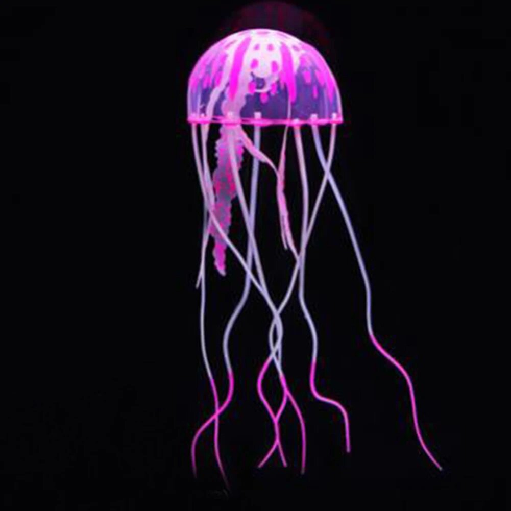 Искусственные светящиеся медузы для аквариума Фиолетовый, Purple