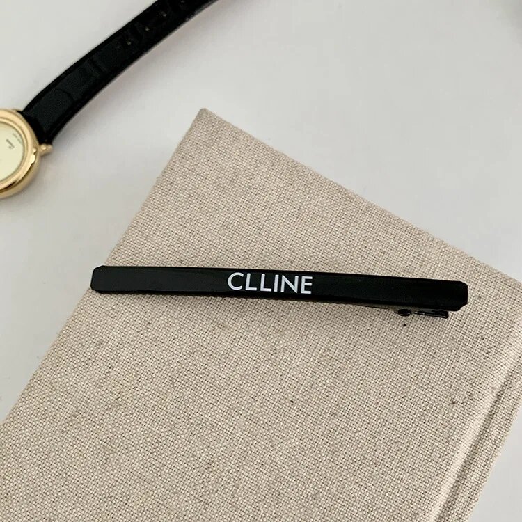 Черная заколка для волос Celine