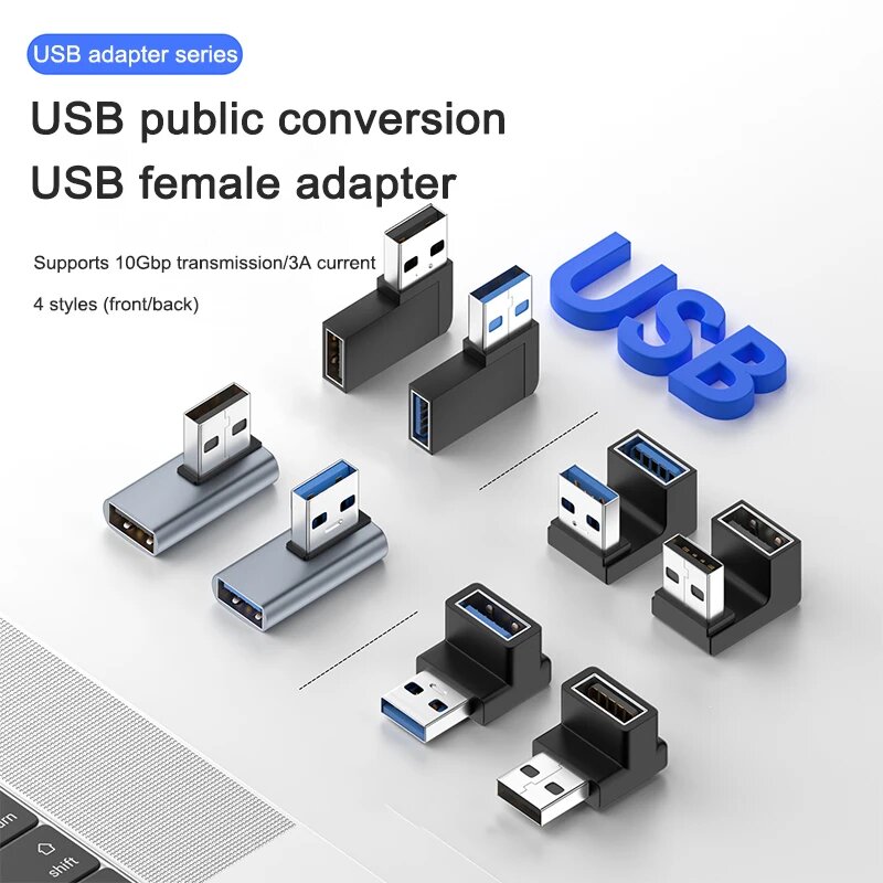 USB 3.0 адаптер Middle curved front — фото 1