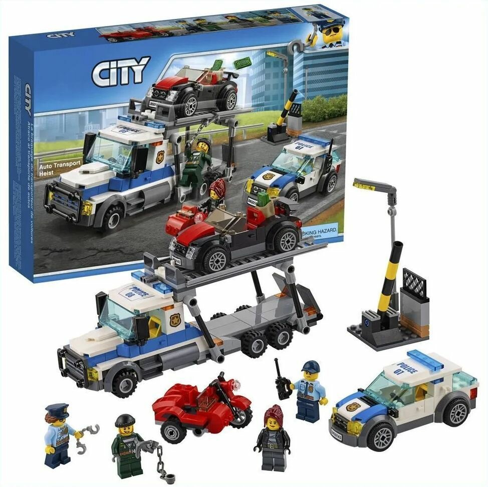 Конструктор Сити Ограбление грузовика / Cities / 427 деталей