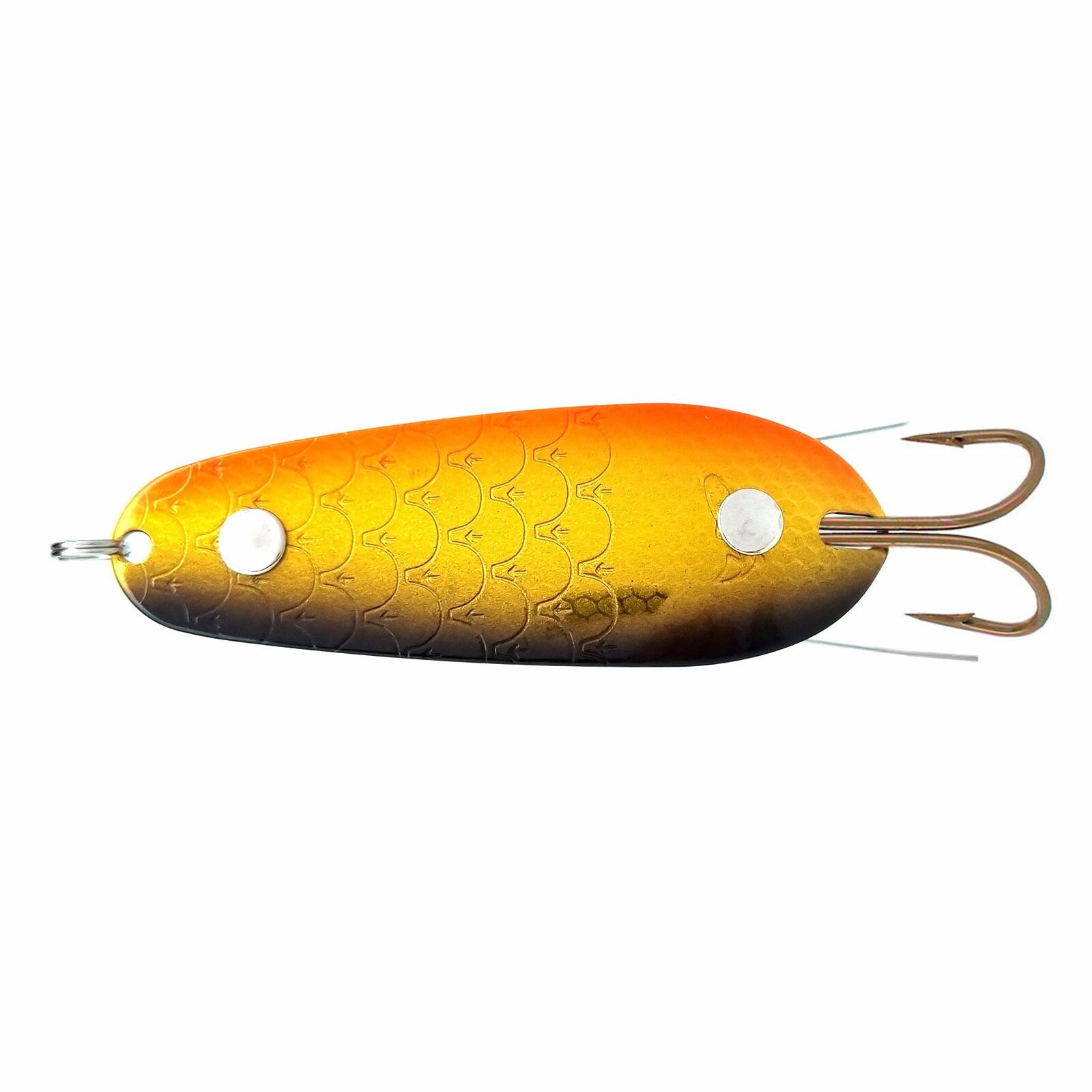 Блесна Kuusamo Rasanen 70/10 крючок незацепляйка Tapas Olive, BL/G/O-B, UV