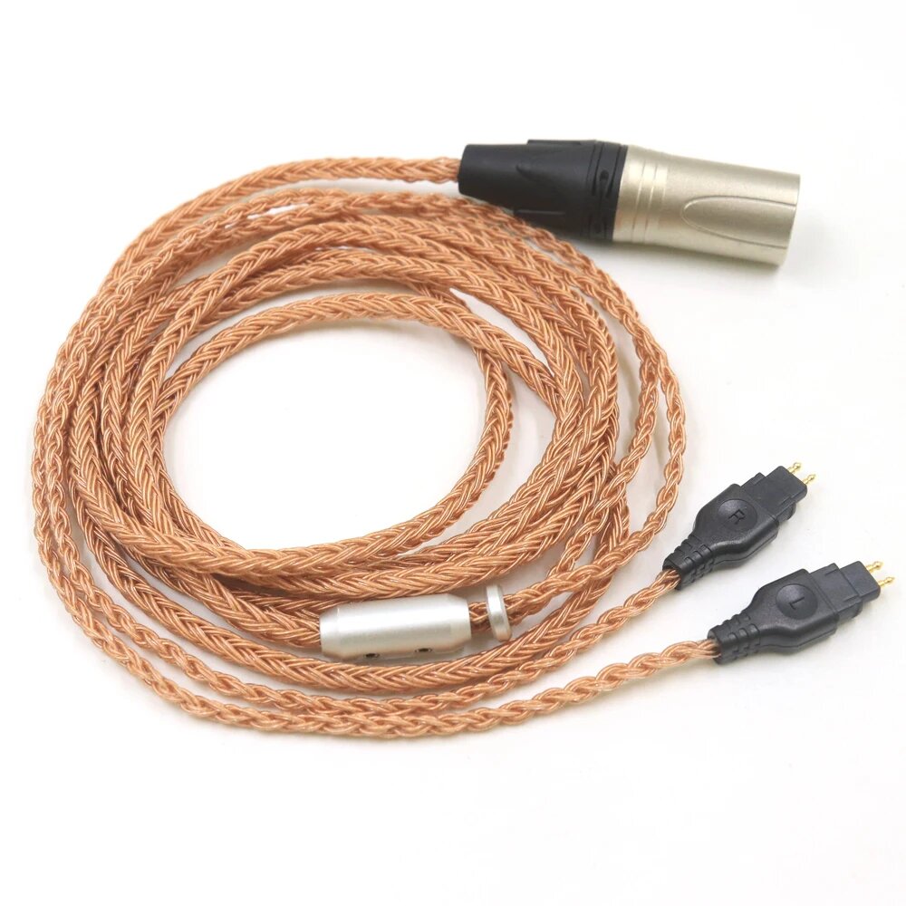 Haldane XLR 2,5 мм 3,5 мм сбалансированный медный кабель для наушников Sennheiser 4pin XLR male, 3m