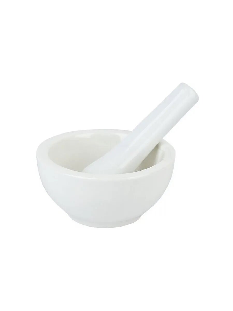 Ступка с пестиком Nouvelle Home Naturel 100мл 9х7х9см фарфор
