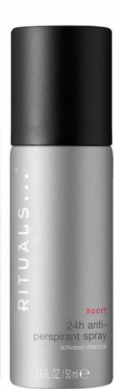 Дезодорант Rituals. "Sport" c бодрящим ароматом перечной мяты, берагмота и цитруса 50 мл