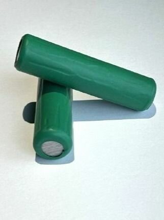 Набор гантелей "Гантели бой с тенью", неразборные, виниловое покрытие, зелёные, 2 шт