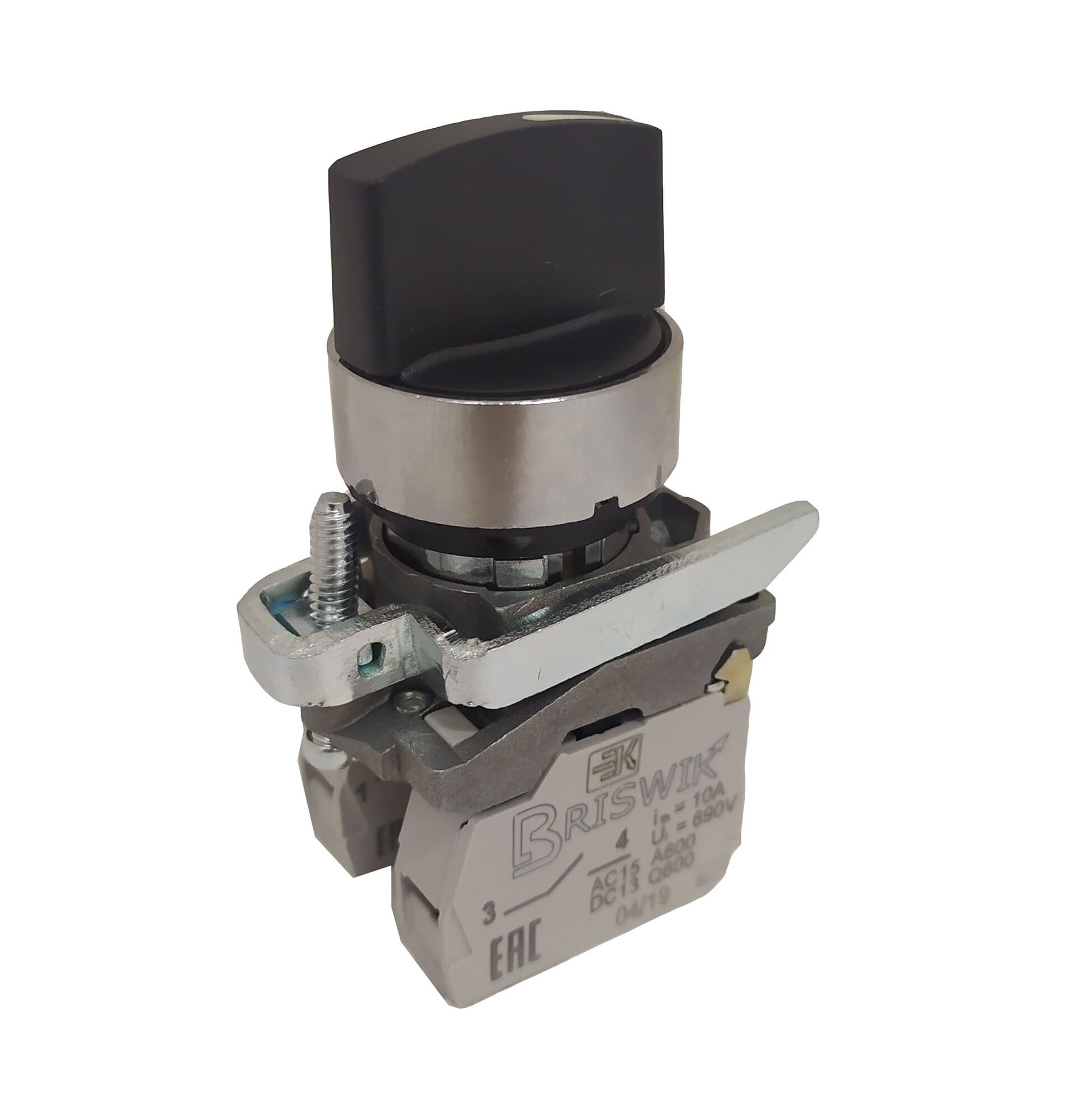 Переключатель Briswik КПЕ 2622 -РС черный IP65 УХЛ2 10А 2но+2нз