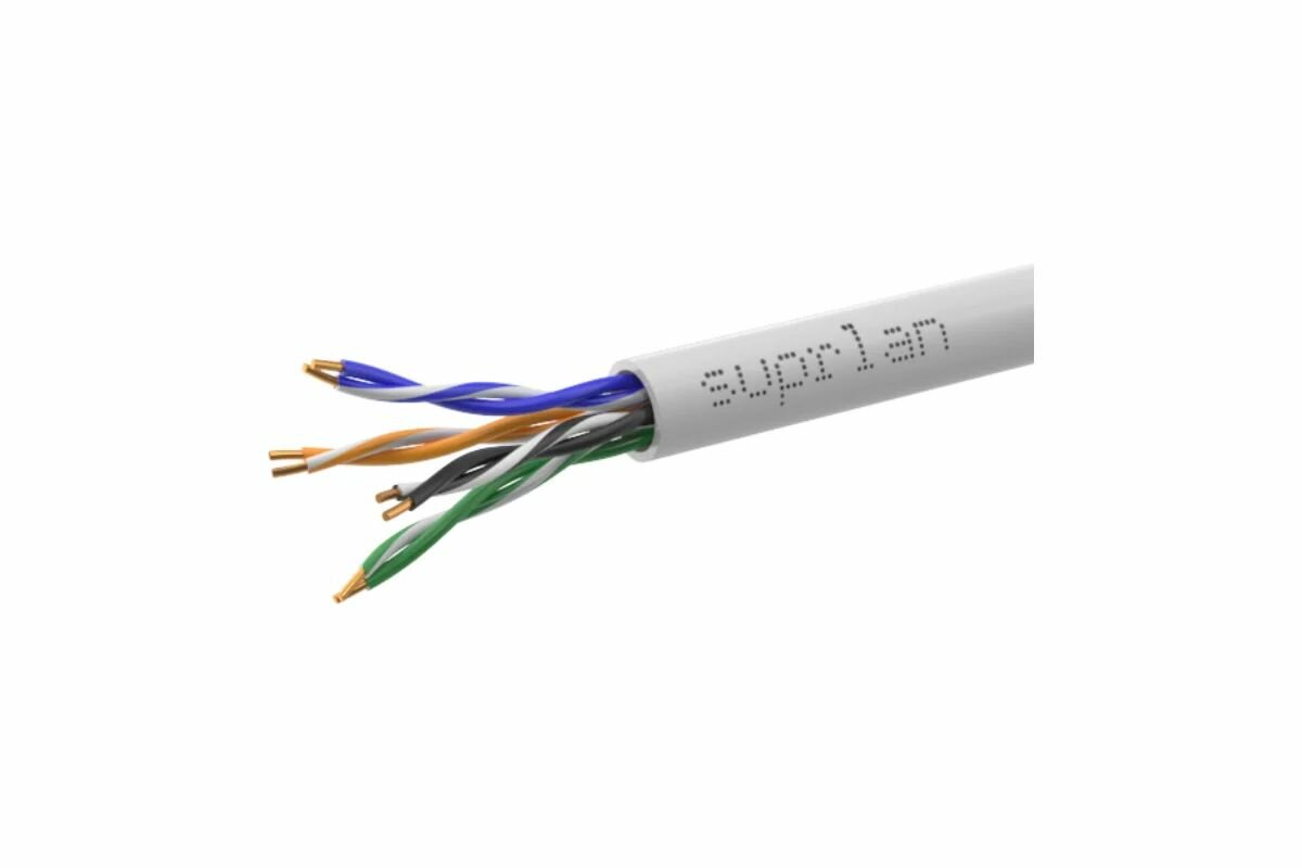 Кабель SUPRLAN Median UTP Cat.5e 4x2xAWG24 Cu PVC Indoor 305м 01-0334-9