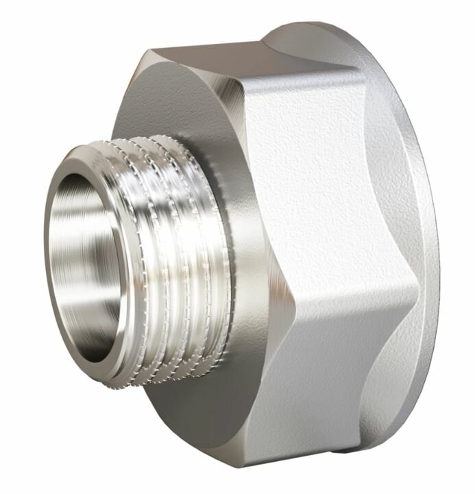 Переходник 1 1/2"х1 1/4" никель LD 67.509.40х32