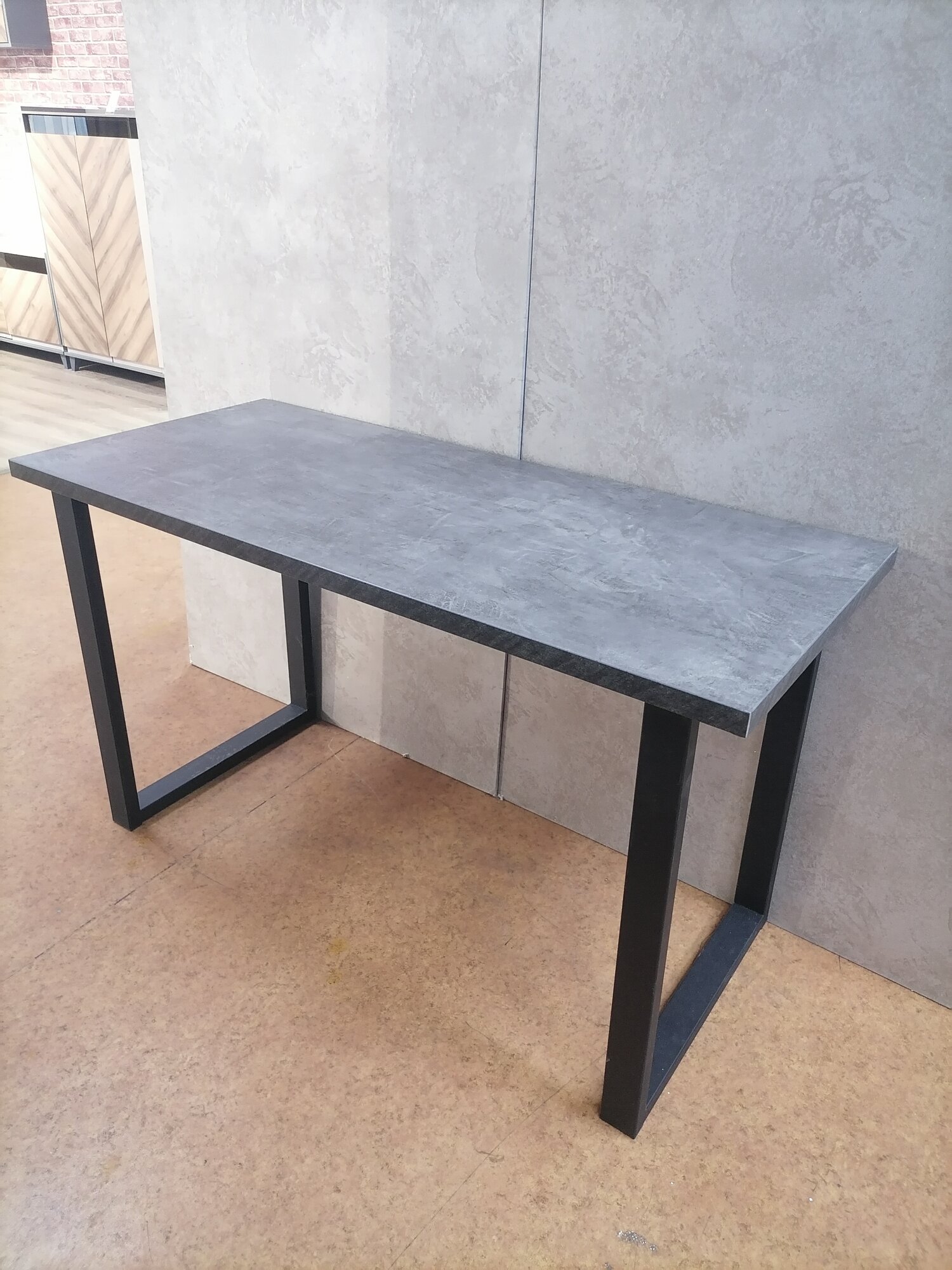 Стол лофт Камень Тёмный