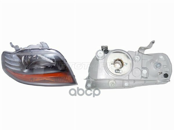 Фара Chevrolet Aveo 02-09 (Справа/ Ручная регулировка/ 5D HBK/4D SED) Sat арт. ST-222-1112R