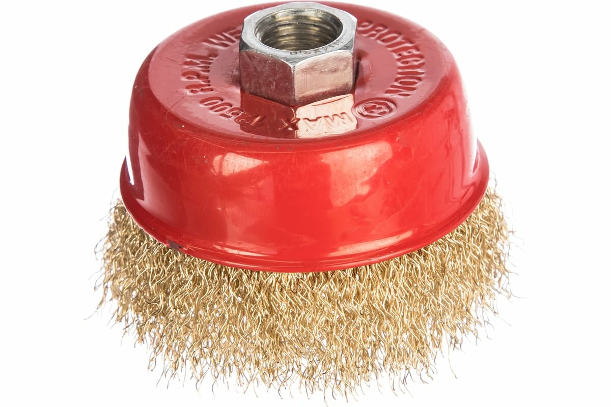 Щетка чашка для УШМ 75мм*М14 мягкая