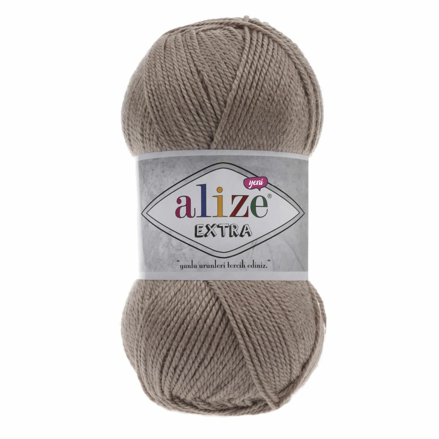 Пряжа ALIZE EXTRA (Экстра), бежевый - 167, 100% акрил, 5 мотков, 100 г, 220 м.