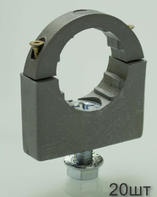 Крепеж на монтажную шину, для коллектора 3/4 (овентроп) Лик-Лик kok34. 20шт