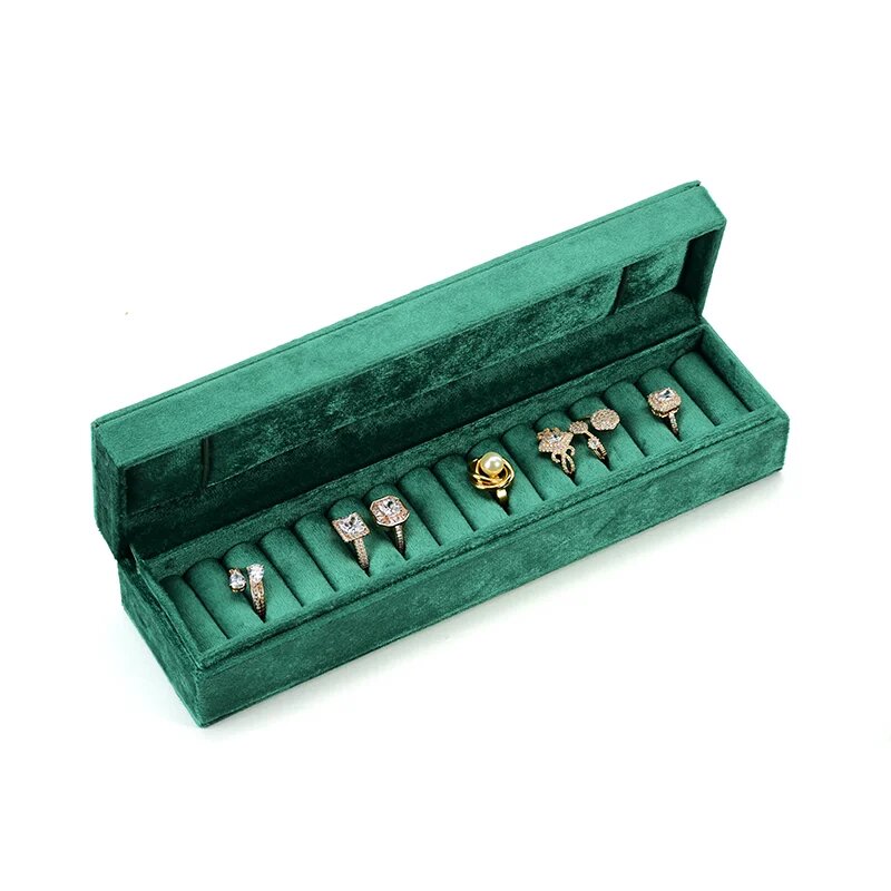 TAIMY бархатная шкатулка для украшений Изумрудный, G116RN