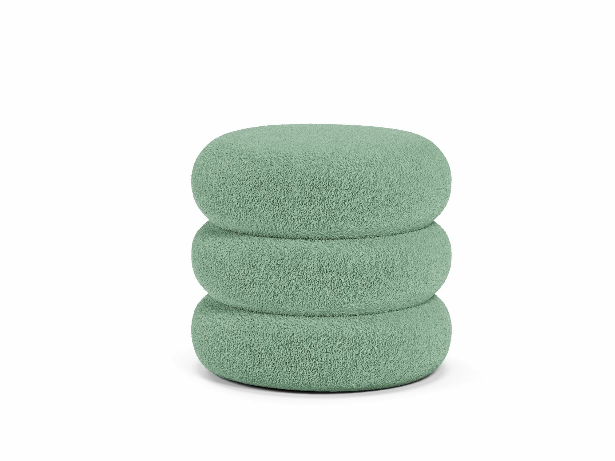 Пуф Marsello Bravo Wasabi (30х34), букле, цвет мятный