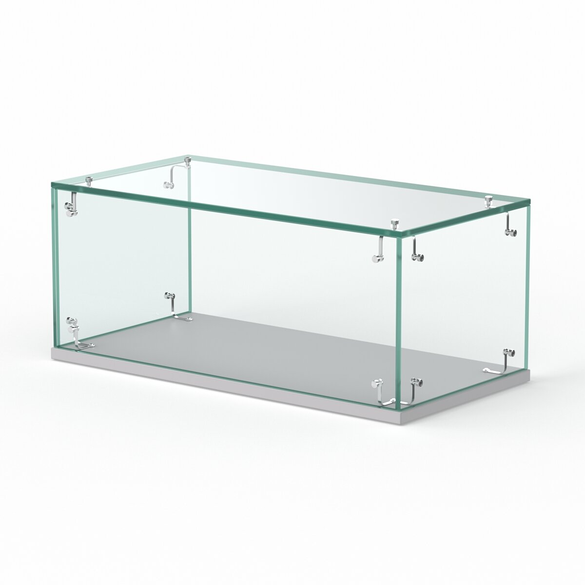 Витрина-купол "сладость" №8-П для выпечки настольная пдсп, Серый