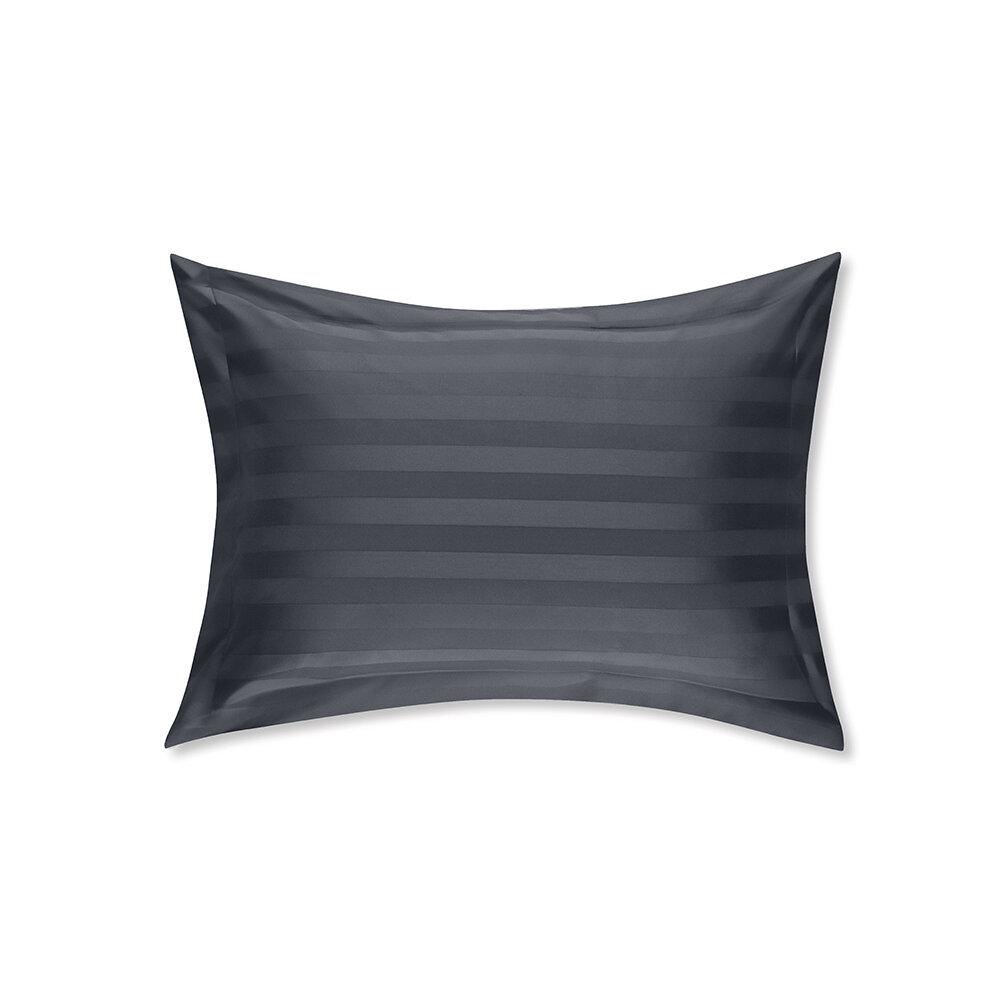 Комплект наволочек Askona (Аскона) Comfort Stripe 3*3 2.0 50х70 - 2шт, Graphite