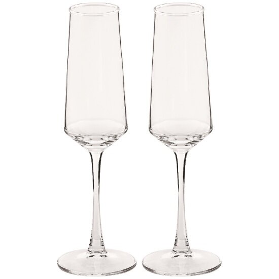 Набор фужеров для шампанского Jewel Элегия 230 мл, 2 предмета (стекло) (ПС00120-58)
