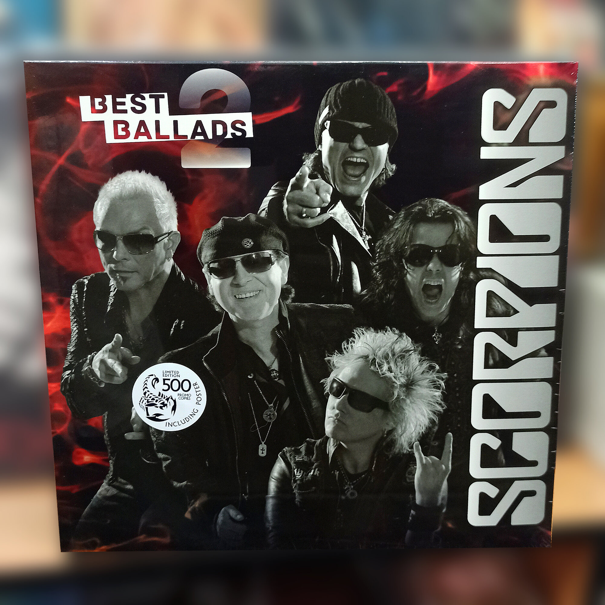 Scorpions "Best Ballads 2" LP лучшие баллады группы Скорпионс на лимитированном виниле
