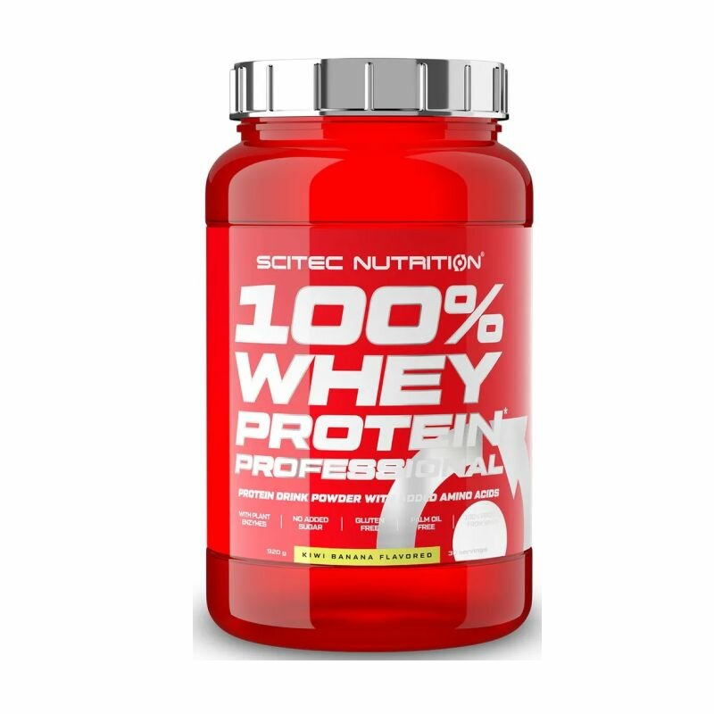 Протеин Scitec Nutrition Whey Protein Professional, 920гр - киви и банан