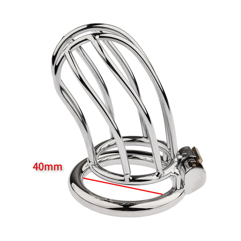 Забавная секс-игрушка, которая сочетает в себе клетку, сделанную из замков целомудрия.