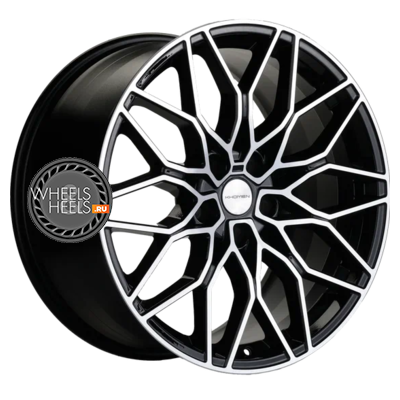 Диск автомобильный литой Khomen Wheels KHW1902 (RAV4) 19x8.5 5x114.3 et35 dia60.1 Black-FP