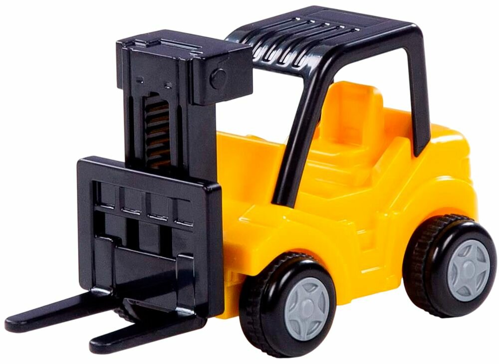 Пластиковая модель "Автомобиль Мини Вилочный погрузчик" для детей, игрушечный транспорт, детская инерционная машинка, сюжетно-ролевая игрушка, для игр в песочнице и дома