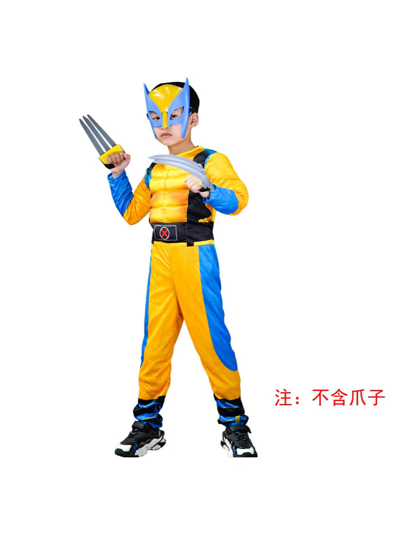 Одежда Росомахи, для детей, на Хэллоуин, Marvel Anime, рост 110-120 см