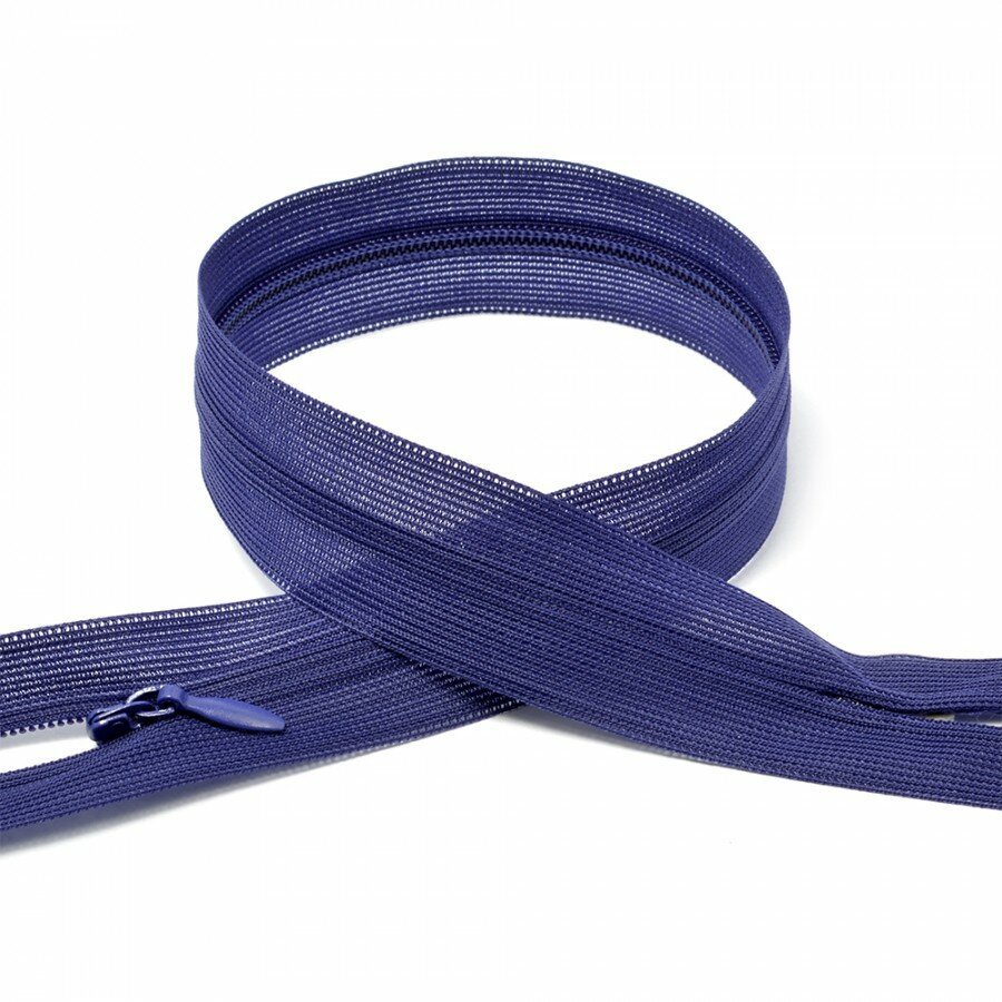 Молния MaxZipper пласт. потайная N3 50см н/р цв. F195 фиолетовый