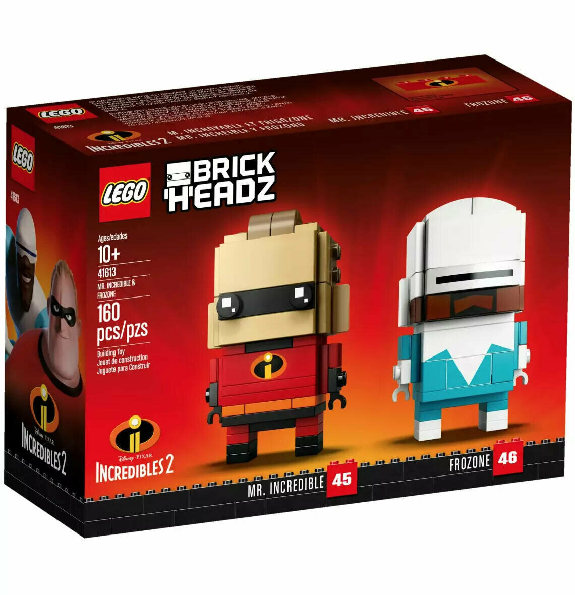 Конструктор LEGO BrickHeadz 41613 Мистер Исключительный и Фреон, 160 деталей, от 10 лет