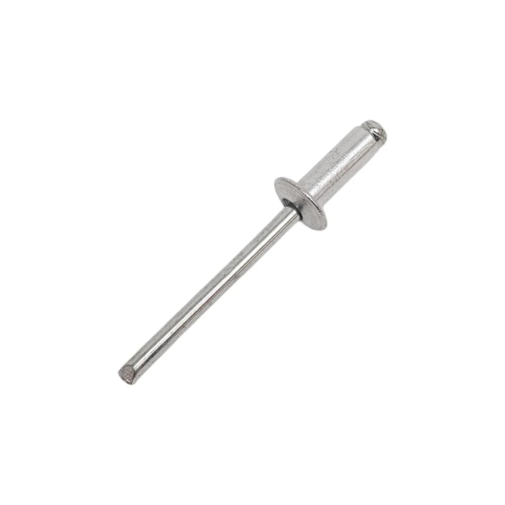 Вытяжные алюминиевые заклепки Stayer 3120-40-10, диаметр 4 mm, длина гильзы 10 mm, стальной стержень, стандартный бортик