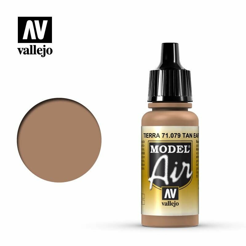 Краска для аэрографа 71079 Model Air - Tan Earth Vallejo 71079
