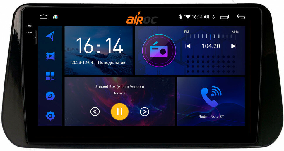 Штатные магнитолы Android AIROC 2K RI-2039