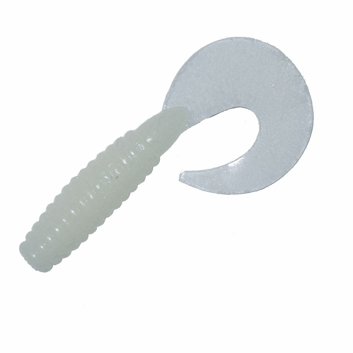 Силиконовая приманка на щуку, на судака, на окуня RUBICON Power Bait TWISTER, 70 мм, цвет 033 (8 шт) /мягкая съедобная резина для рыбалки