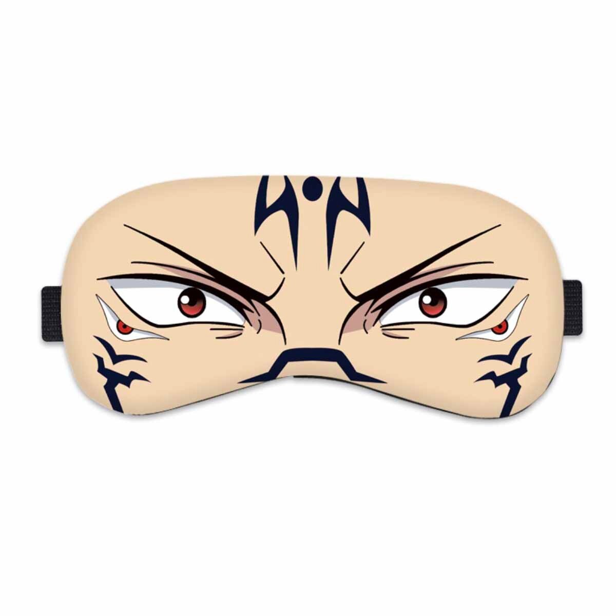 Маска для сна аниме Джудзюцу Кайсен, мультяшная маска для сна, маска для глаз для женщин, мужчин и детей, маска для глаз на ночь, для путешествий.