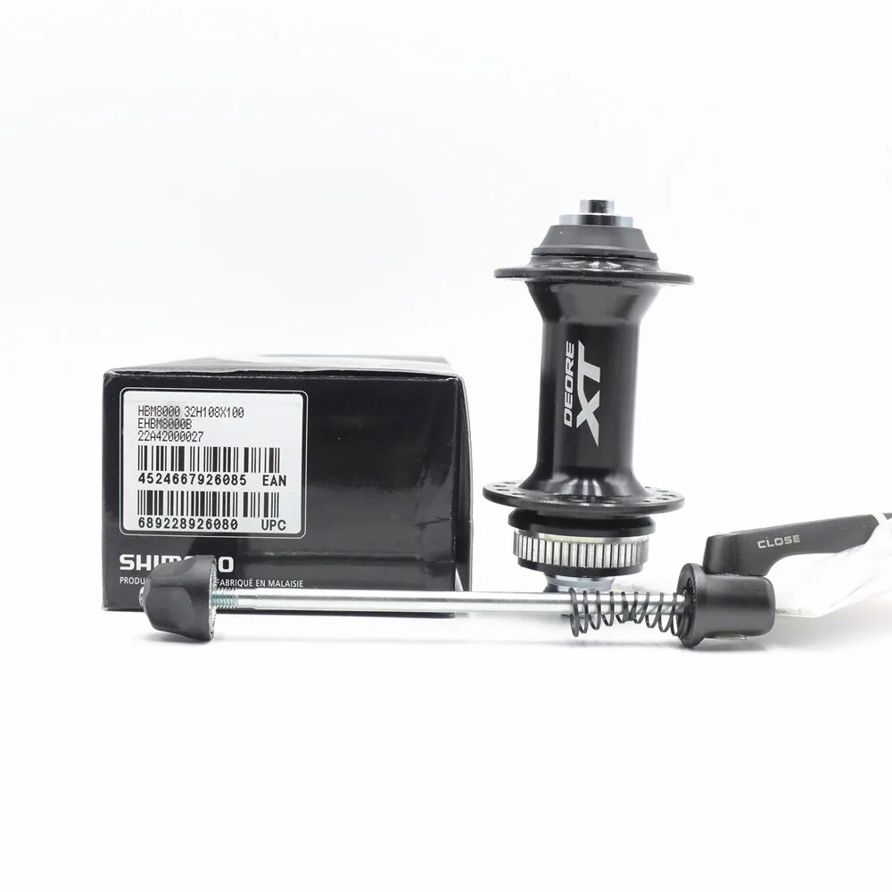 SHIMANO HB-M8000 Передняя ступица MTB Быстросъемная 100 мм 32H